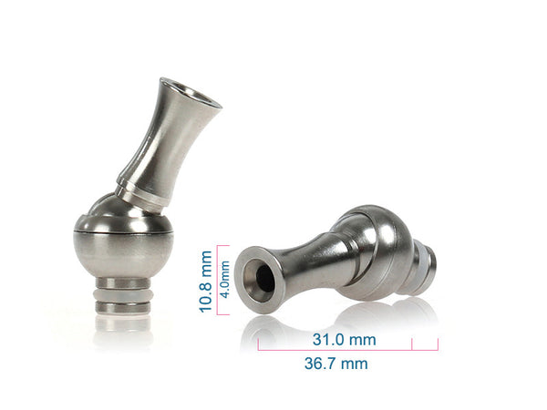 Large Stainless Steel Rotating Drip Tip (SS031) – The Drip Tip Store