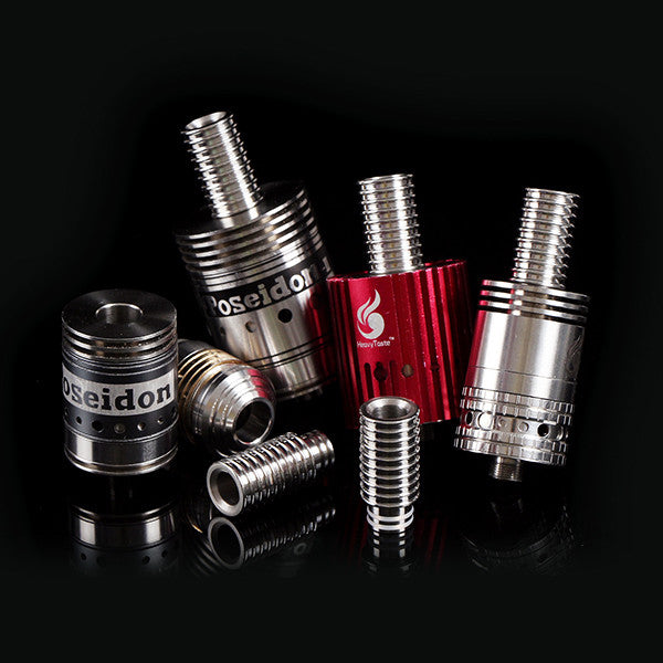 Ribbed Wide Bore Stainless Steel Drip Tip (SS016) – The Drip Tip Store