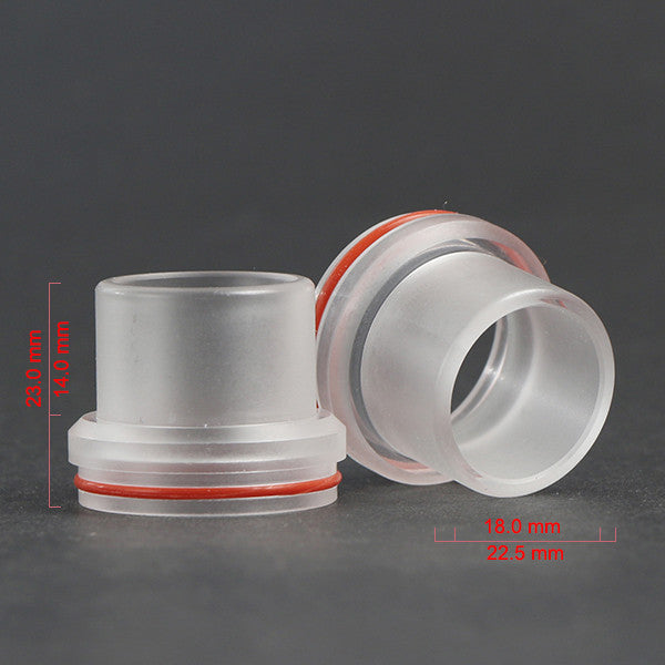 28.5mm Domed Transparent RDA Top Cap (RDA011) – The Drip Tip Store