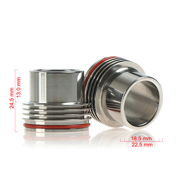 28.5mm Heatsink Stainless Steel RDA Top Cap (RDA014) – The Drip Tip Store