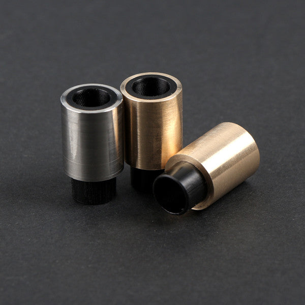 Stainless Steel & Delrin Friction Fit Wide Bore Drip Tips (SS024) – The ...
