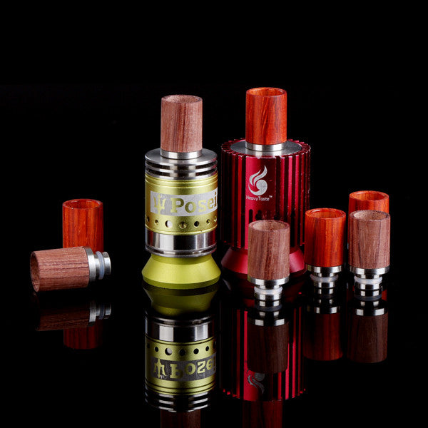 Short Stainless Steel & Wood Wide Bore Drip Tips (WD001) – The Drip Tip ...