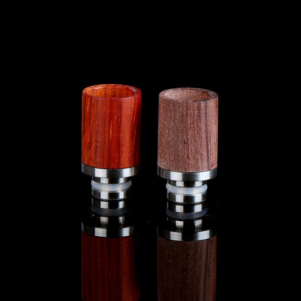 Short Stainless Steel & Wood Wide Bore Drip Tips (WD001) – The Drip Tip ...